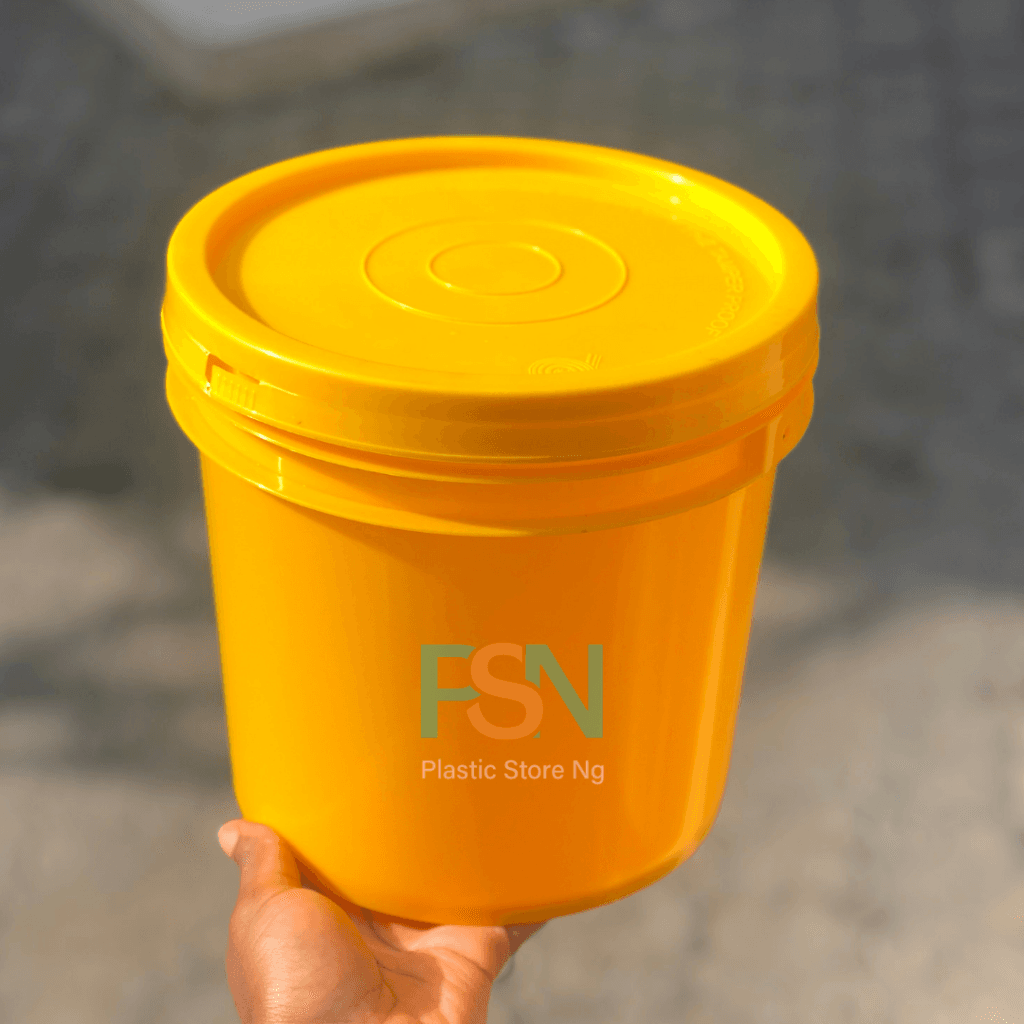 4LTR Yellow M. Container (per dozen) - Plastic Store Nigeria