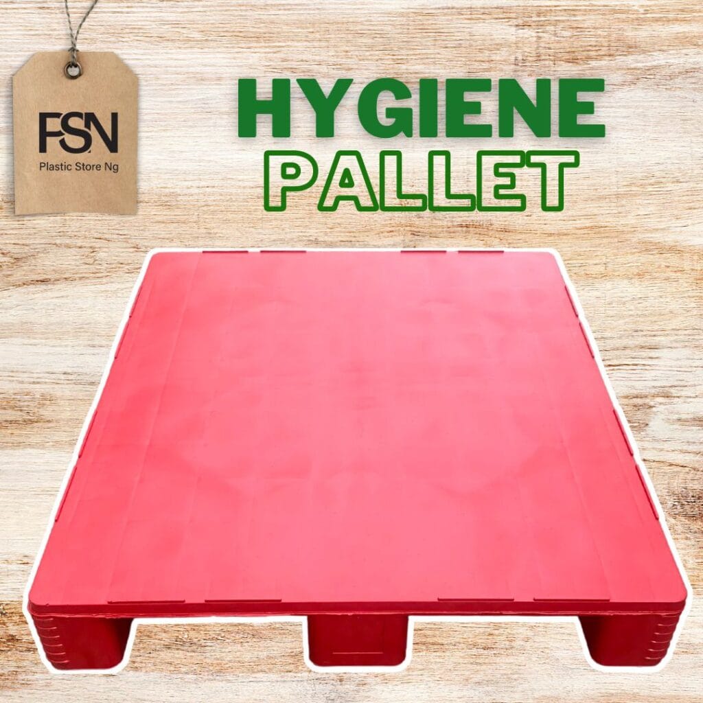 Hygiene pallet – 1200x1000x150mm (per piece) - Plastic Store Nigeria