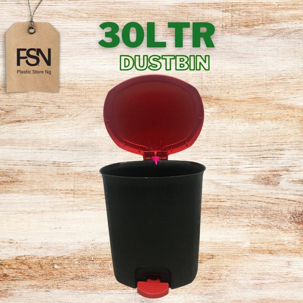 30LTR Dustbin with Pedal (per piece) - Plastic Store Nigeria