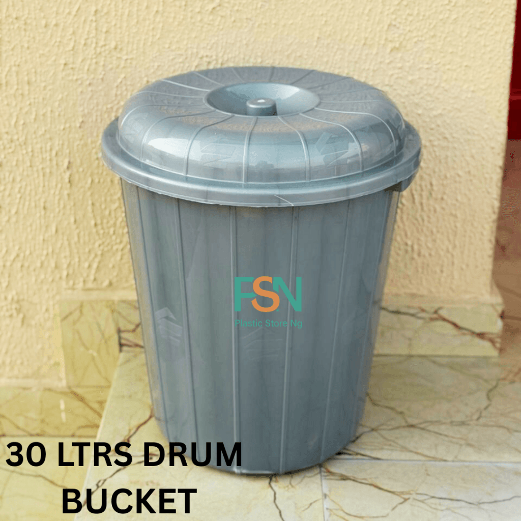 30LTR Drum Bucket (per piece) - Plastic Store Nigeria